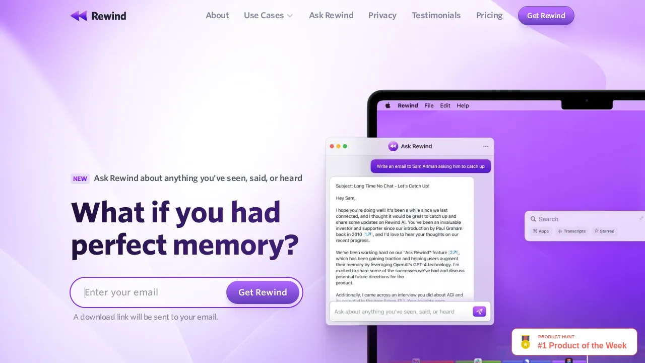 Rewind AI - BestofAI